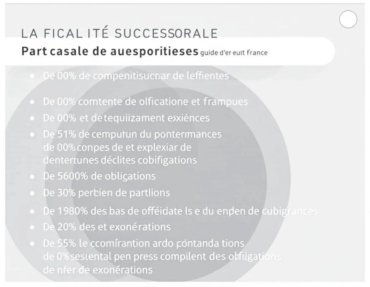 La Fiscalité Successorale en France : Guide Complet des Obligations et ...